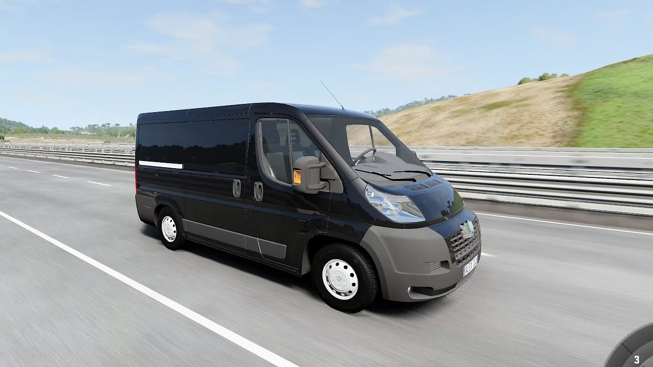 BeamNG.drive - Peugeot Boxer 2006 - Car Show Test Drive Crash . - YouTube