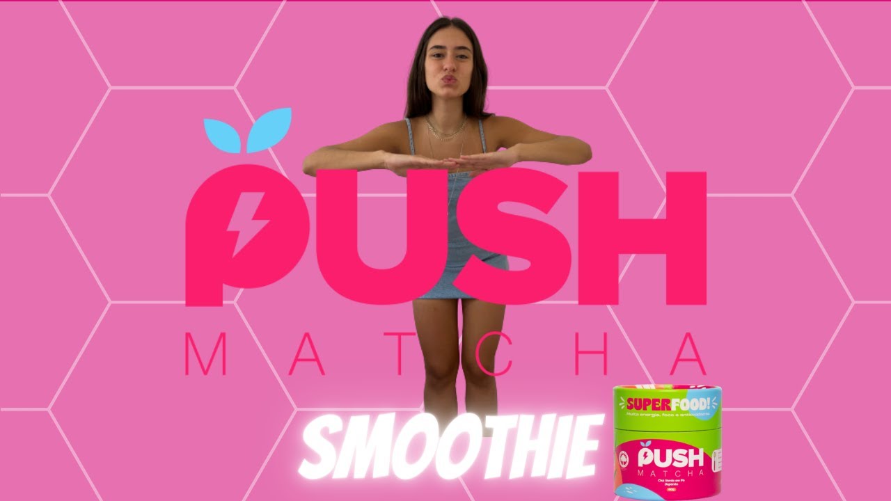 INCRÍVEL SMOOTHIE PUSH MATCHA !.!! Receita DELICIOSA de Smoothie BANANA ...