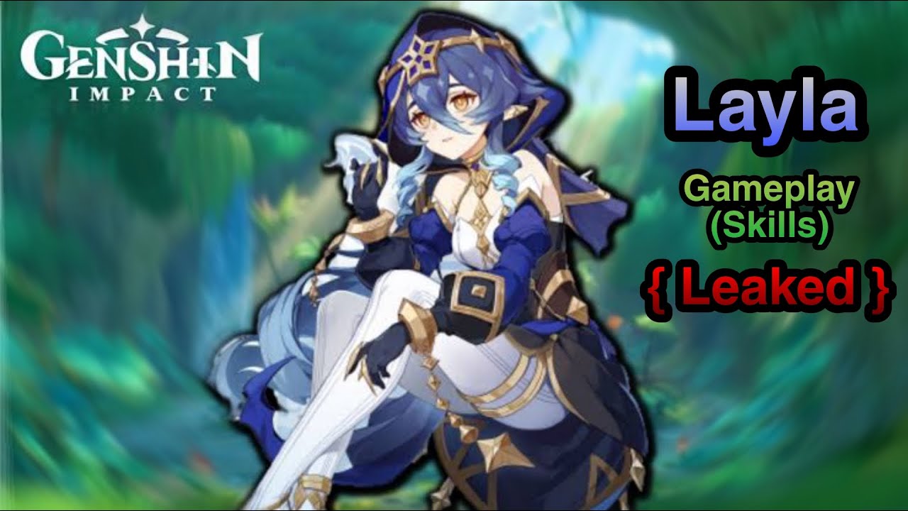 4 Star CRYO Sword-User (LAYLA FULL GAMEPLAY SHOWCASE) | Genshin Impact ...