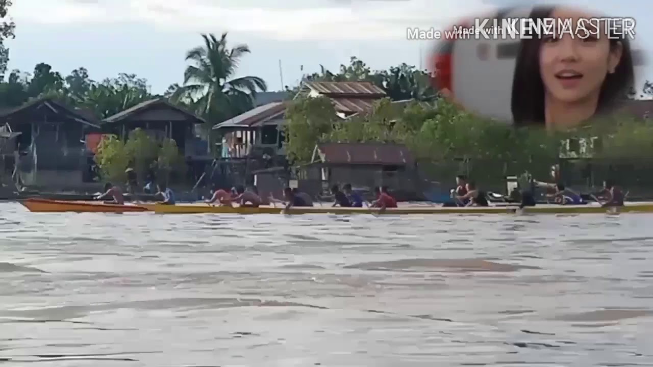 Sampan Al-Fatih pendayung tim Arung Samudra Empangau Hilir VS Walet Mas ...
