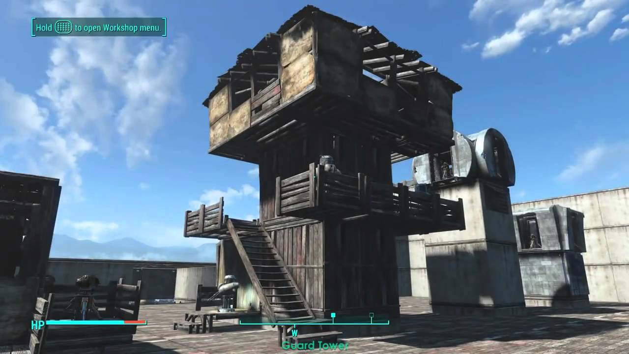 Fallout 4 Lets Build Defensive Structures | Settlement Construction ...