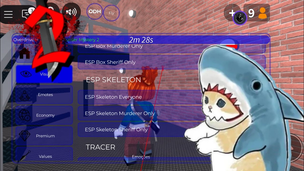 MELHOR SCRIPT PRA MM2 ATUALMENTE: AUTO SHOT, 2 KNIFE, TP TO GUN, XRAY E ...