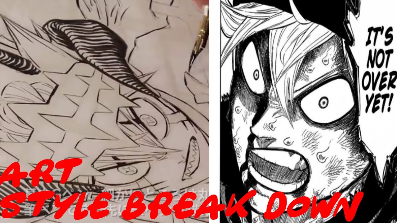 YUKI TABATA: Art style Breakdown (Black Clover) - YouTube