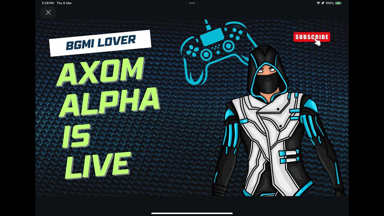 AXOM ALPHA LIVE BGMI LATE NIGHT STREAM - YouTube