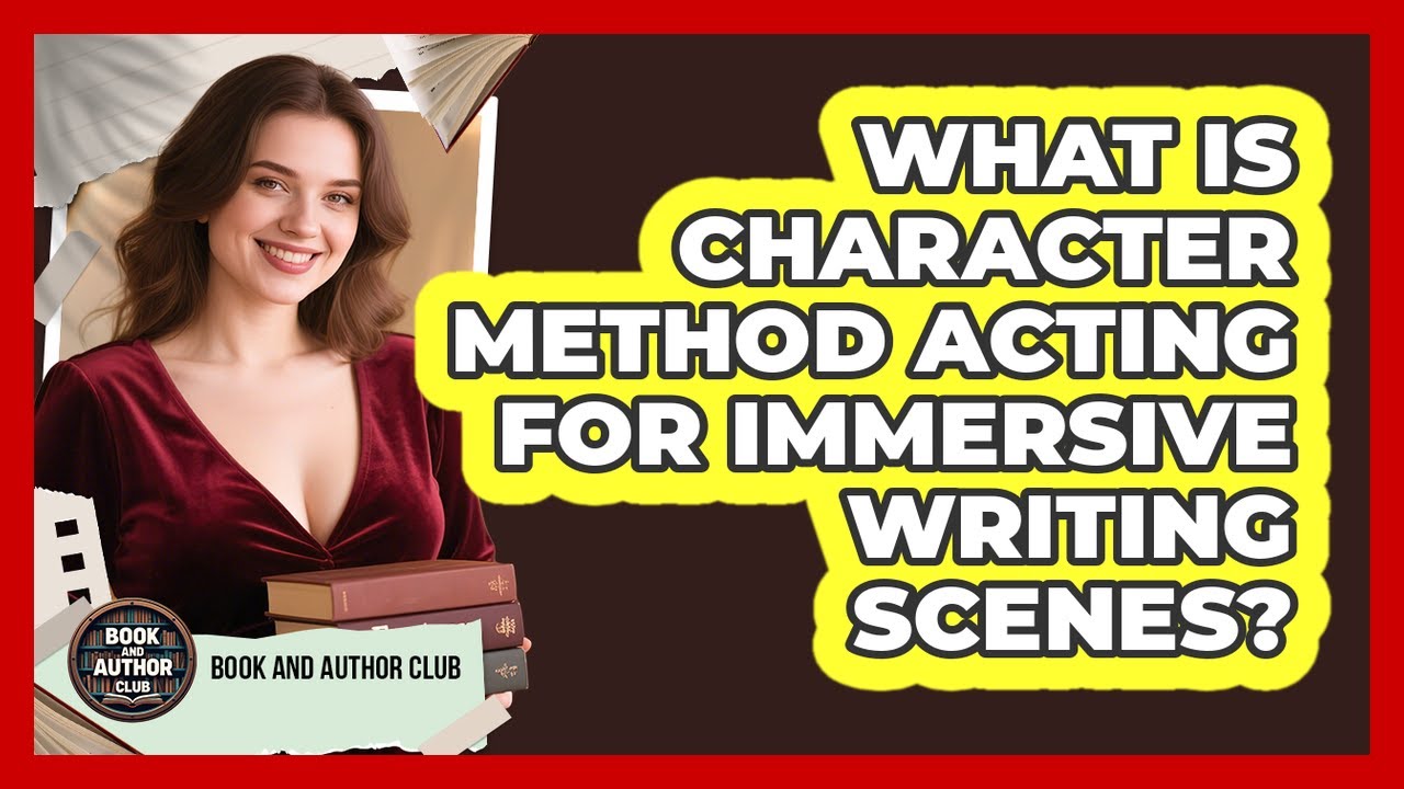 What Is Character Method Acting For Immersive Writing Scenes? - Book ...