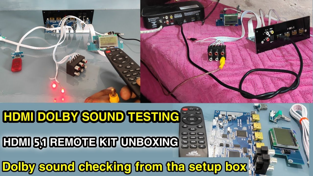 HDMI DOLBY 5.1 KIT UNBOXING//DOLBY SOUND TESTING FULL DETAILS - YouTube