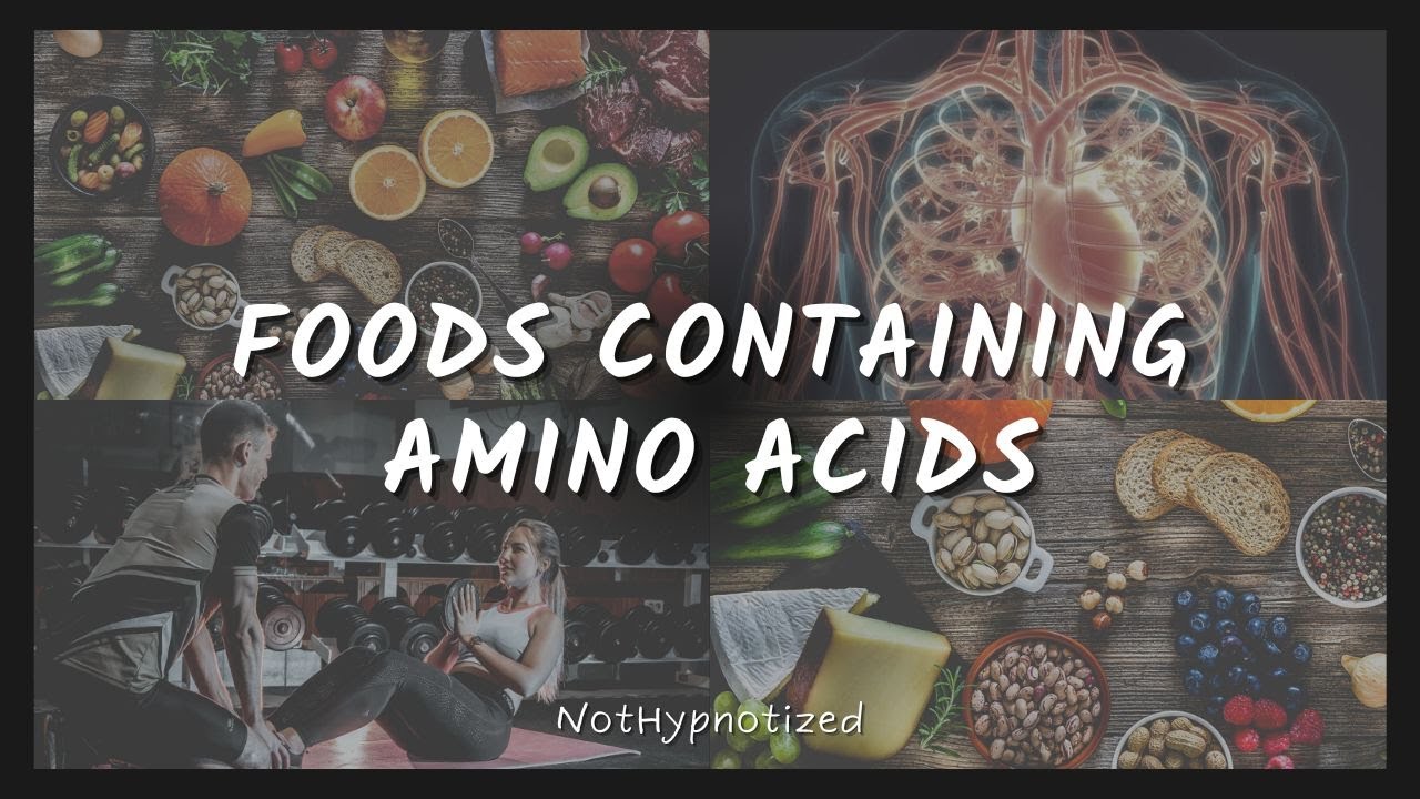 Foods Containing Amino Acids Youtube