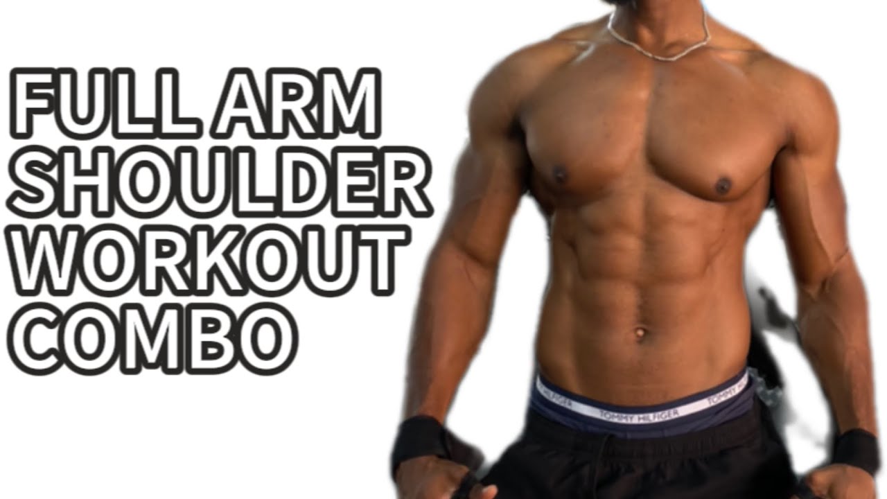 BICEP, TRICEP AND SHOULDER WORKOUT COMBO - YouTube