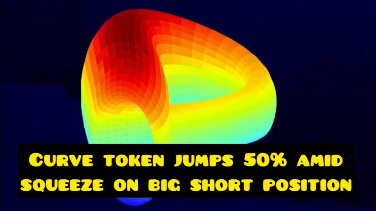 Curve token jumps 50% amid squeeze on big short position - YouTube