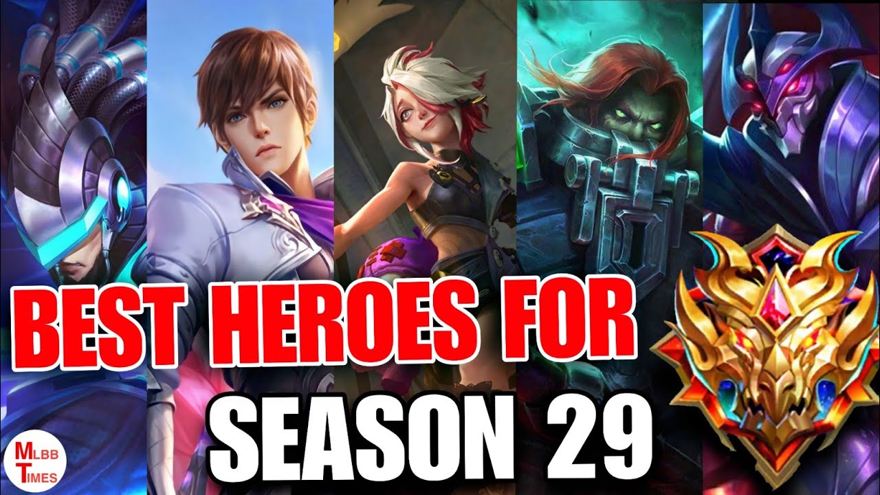 Best Meta Heroes To Rank Up Fast In Season 29 || mobile legends best ...