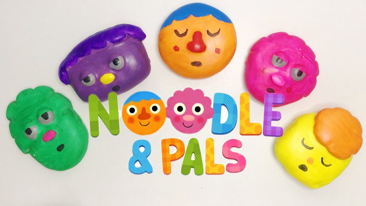 This Is A Sleeping Face | Noodle & Pals | Plaster Clay Cracking - YouTube