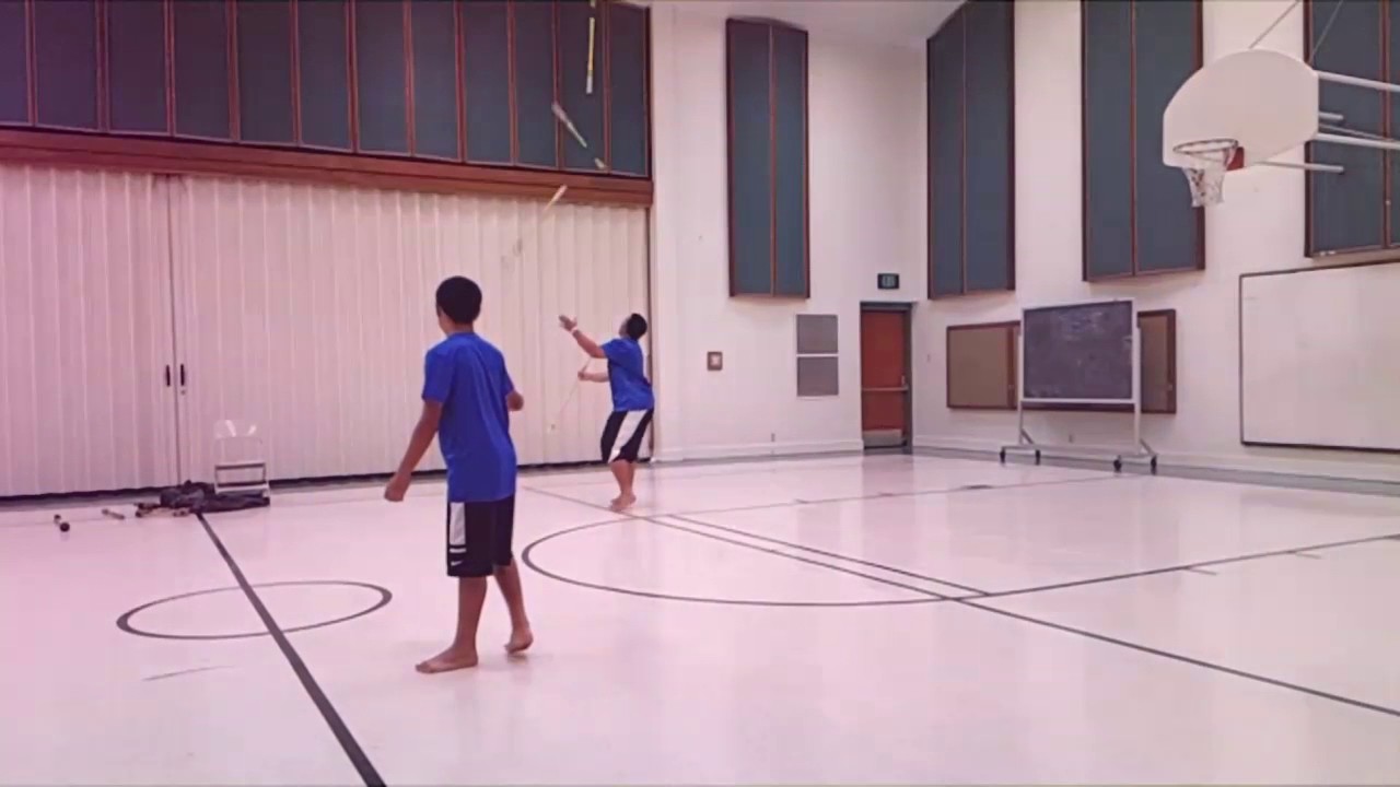 Messing around at Fireknife Practice..Throw back - YouTube