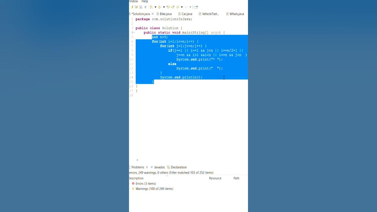 B Shaped Pattern Program In Java Javapattern Learnwithme Coding Youtube 