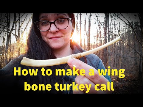 How to make a wing bone Turkey call - YouTube