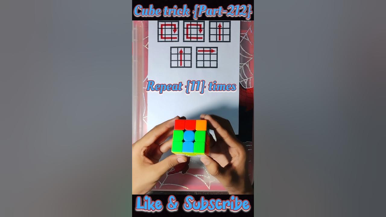 🎲| Cube trick | Part-212 | utkarsh cuber | cuber utkarsh | #cuberutkarsh #utkarshcuber #cubing # ...