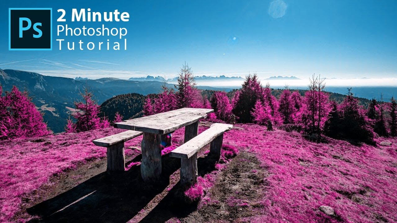 Easy Make Infrared Photo Effect in 2-Minute Photoshop Tutorial - YouTube