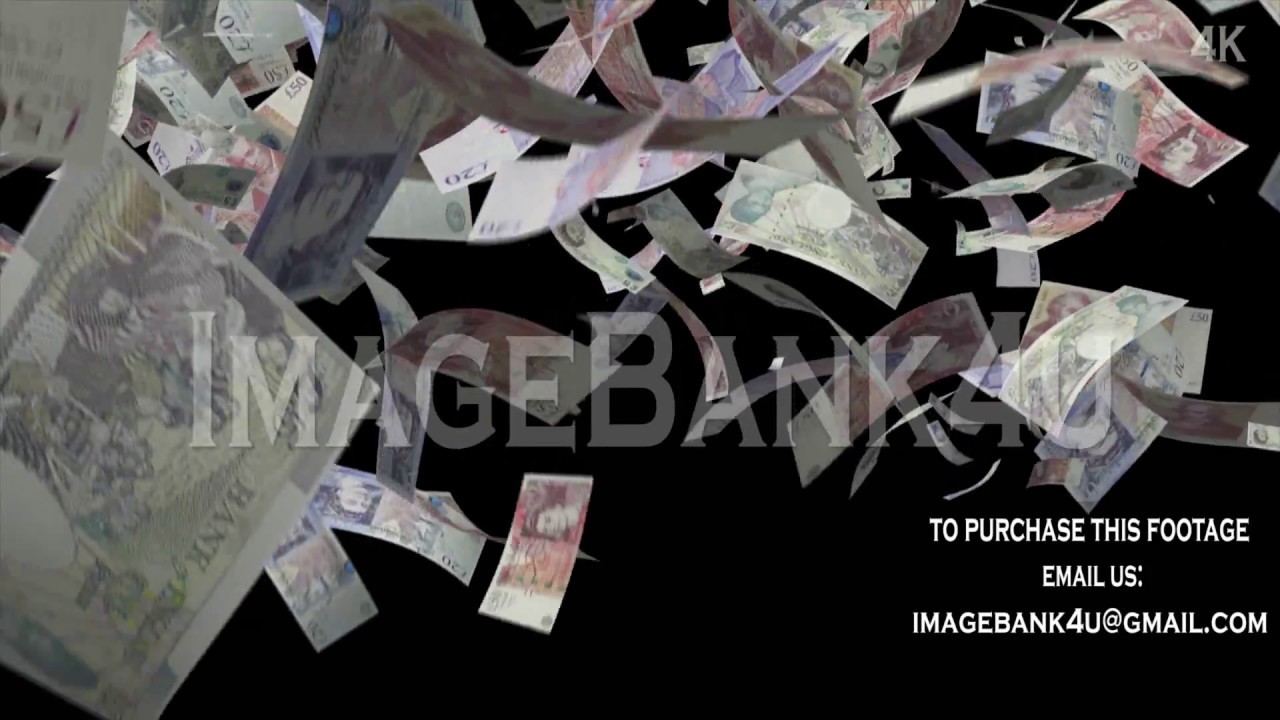 Falling pound sterling money animation - YouTube