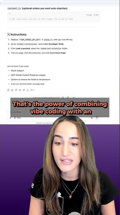 Vibe Coding a Chrome Extension with ChatGPT - YouTube