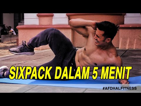 MEMBENTUK PERUT SIXPACK 5 MENIT DIRUMAH (TANPA ALAT) II HIT TRAINING