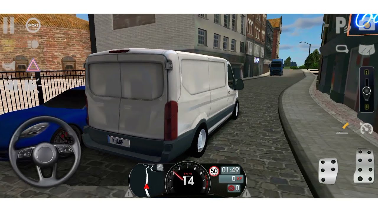 Driving Ford Transit Van | KhanhGaming | Driving School Sim 2020 - YouTube