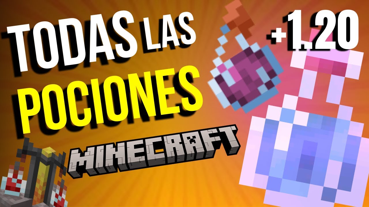 🔮Todas la pociones en Minecraft 1.20 | 🎉Cómo hacer cada poción, como ...