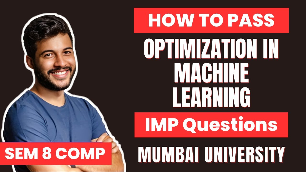 Optimization in Machine Learning Important Questions | How To Pass OML ...