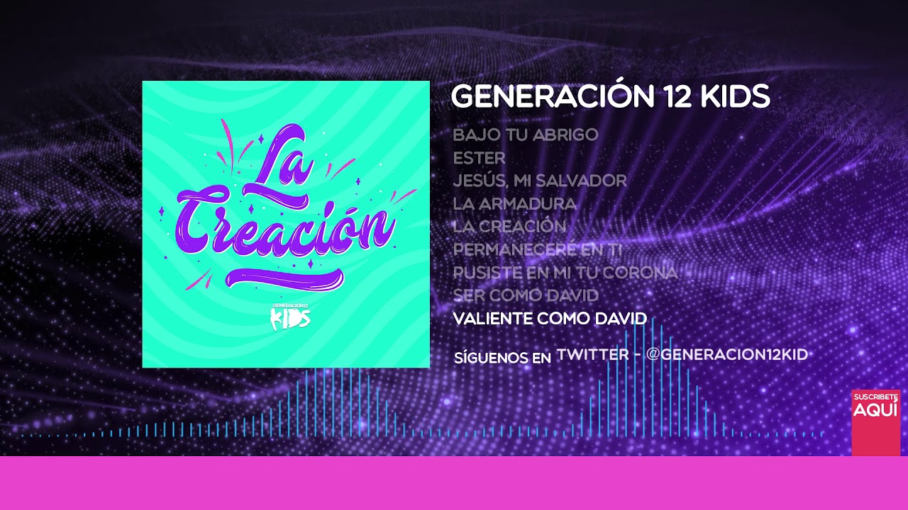 Generación 12 Kids - Valiente como David (AUDIO OFICIAL) - YouTube
