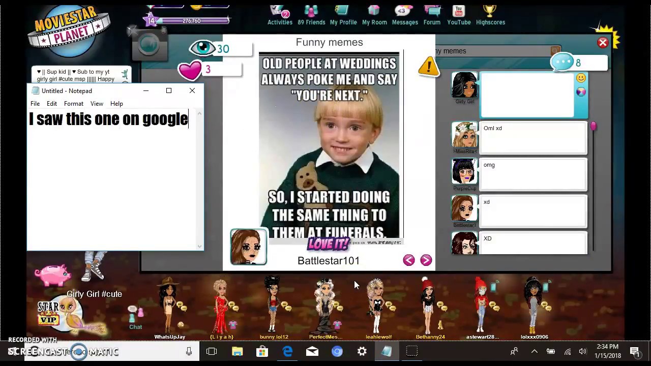 REACTING TO FUNNY MEMES ON MSP - YouTube