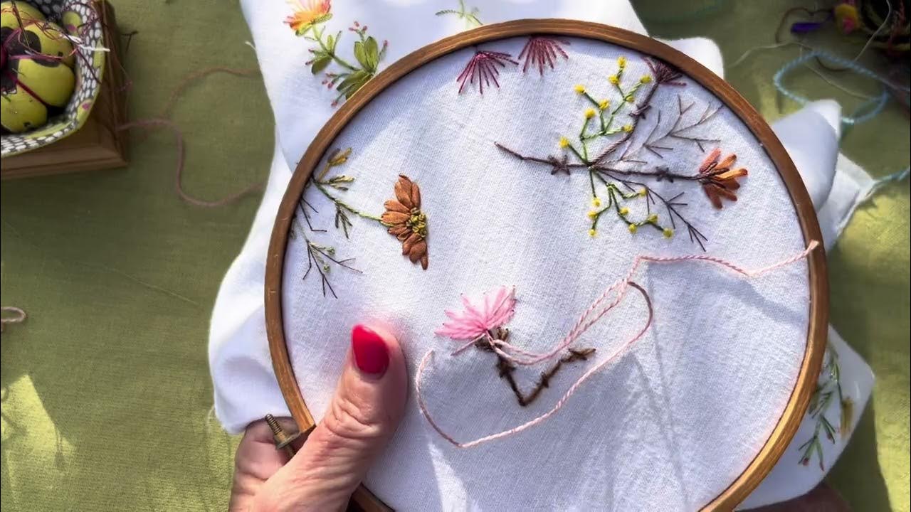 Snippets of my stitching life - daily stitching practice - YouTube