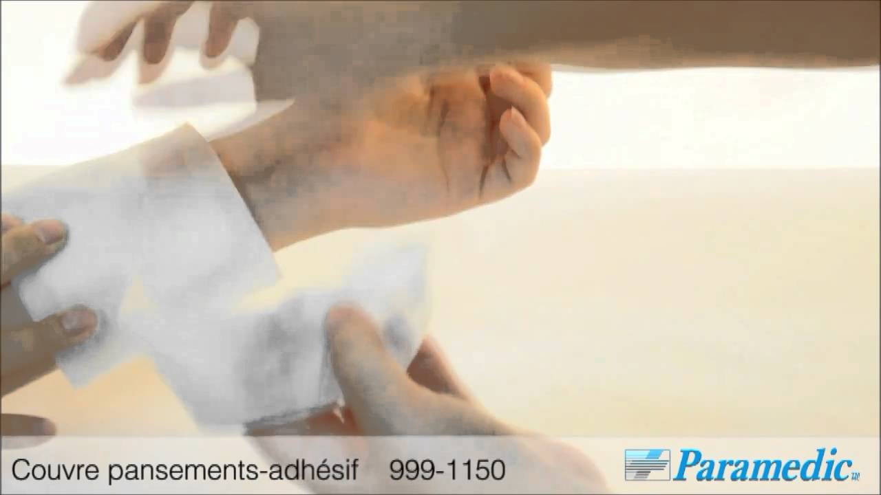 Utilisation d'une compresse non adhérente - YouTube
