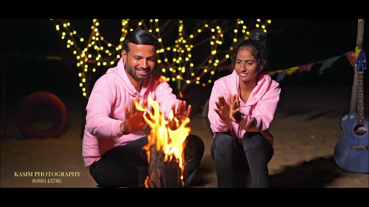 pre wedding shoot | Honnavara beach | Belakina Kavithe song | chanbasuva & priyanka #stardigital ...