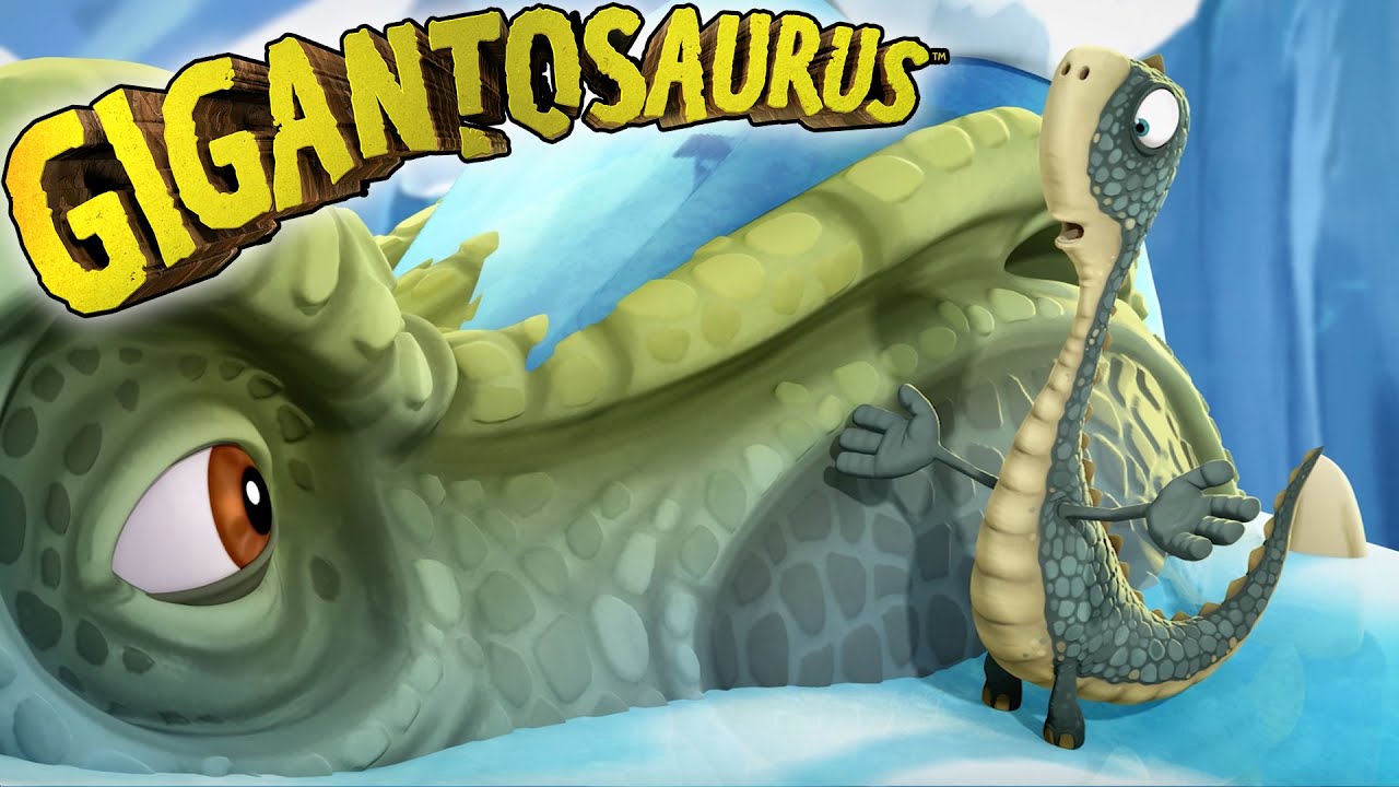 Gigantosaurus | Giganto prisoner of ice | dinosaur cartoon for kids ...