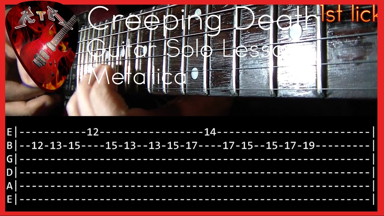 Creeping Death Guitar Solo Lesson - Metallica (with tabs) - YouTube
