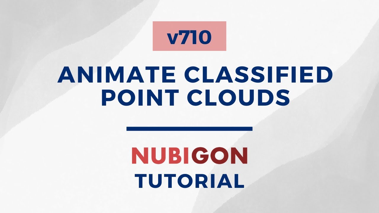 How to animate classified point clouds - YouTube