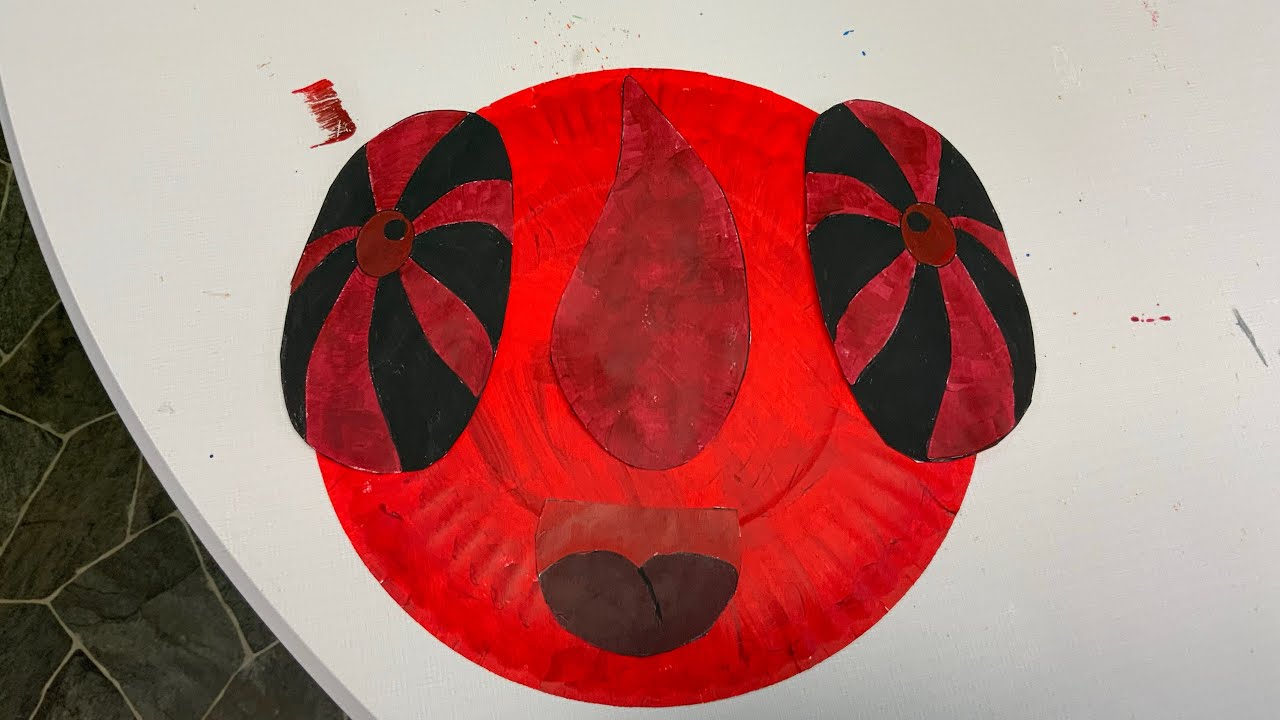 DT Crafts: Paper Plate Chameleon - YouTube