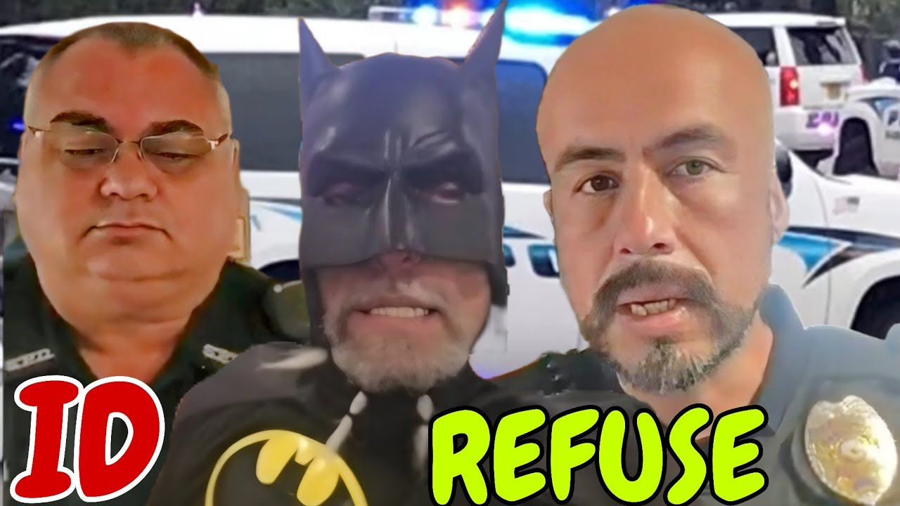 CRAZY ID REFUSAL BY VIGILANTE BATMAN! LAWSUIT INCOMING! - YouTube