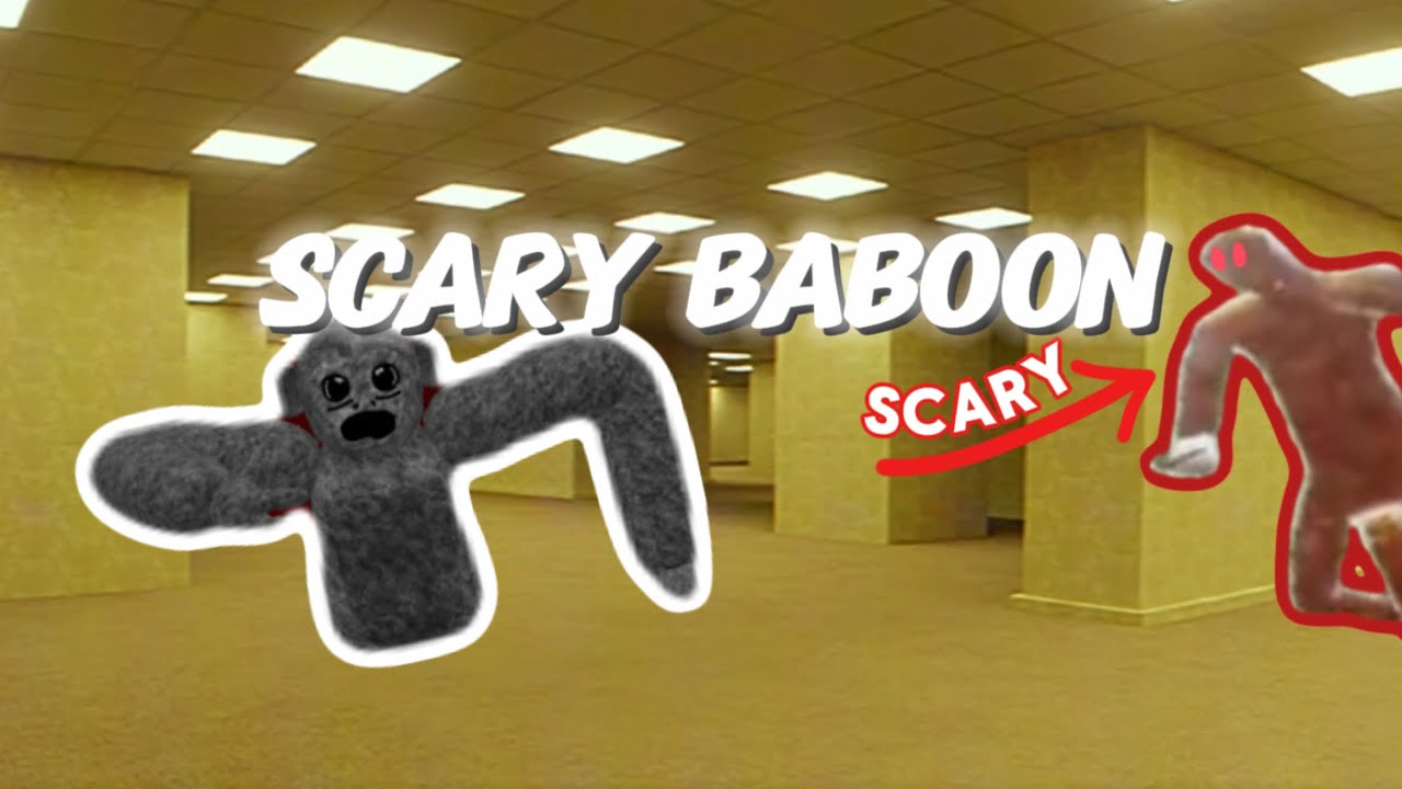 Scary Baboon BACKROOMS Are HORRIFYING… - YouTube