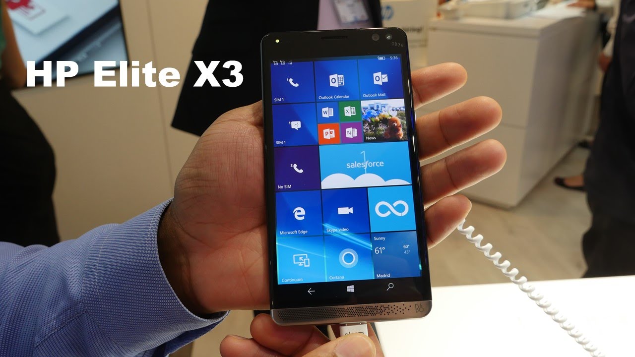 HP Elite X3 Hands-on & First Look - YouTube
