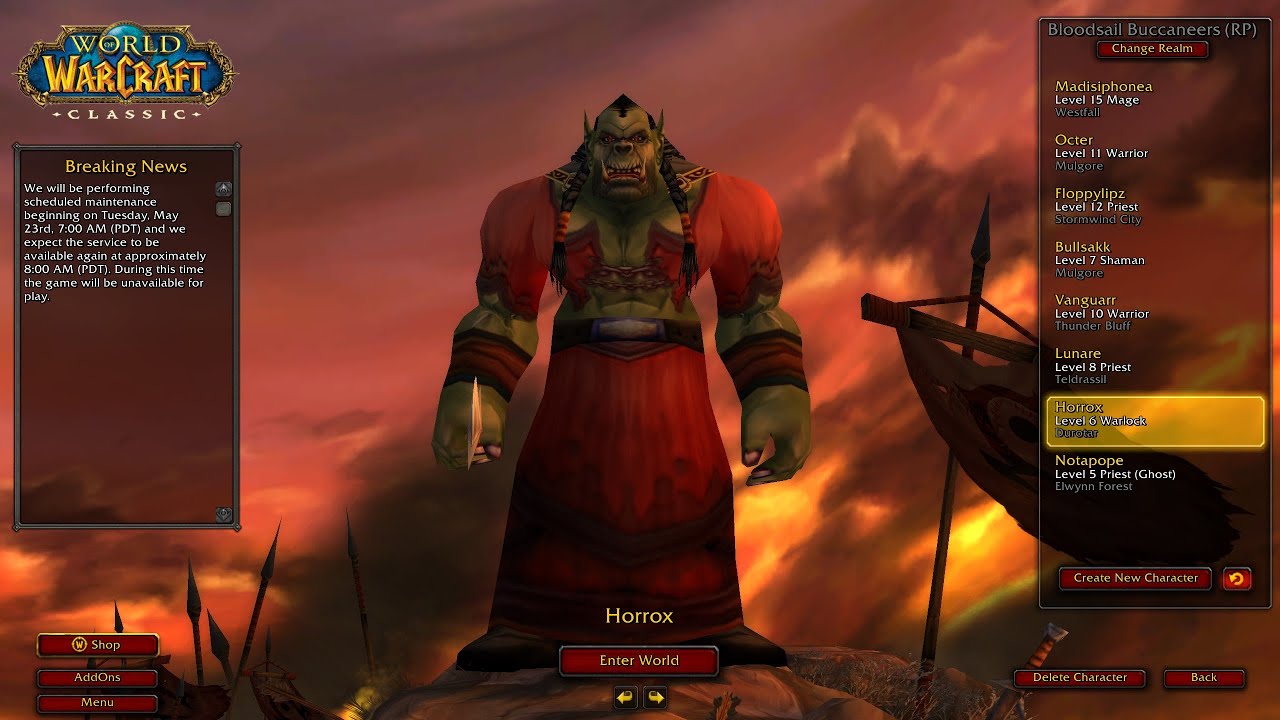 👿Orc Warlock 💀WoW Classic Hardcore🪄Got My Level 5 Wand! - YouTube
