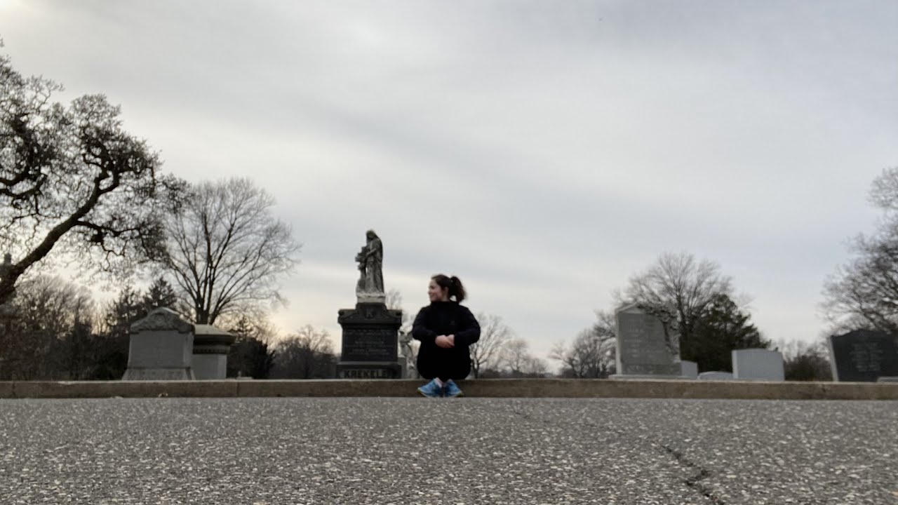 exploring a graveyard - YouTube