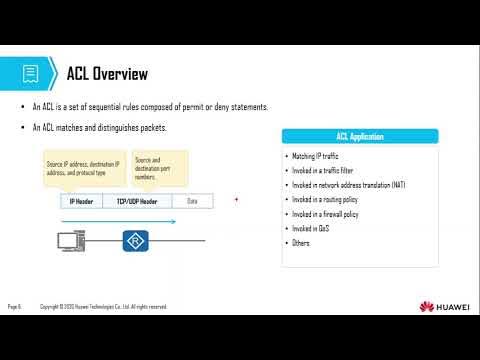 Topic 12 ACL Principles and Configuration - YouTube