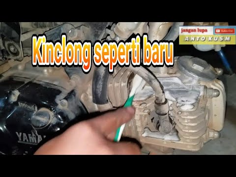 tutorial cara membersihkan bureng/blok motor ampuh seperti baru DIY ...