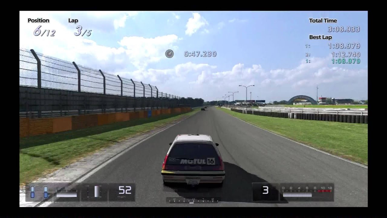 GT5 420PP Japanese 80's Festival Tsukuba Circuit MUGEN MOTUL CIVIC Si ...