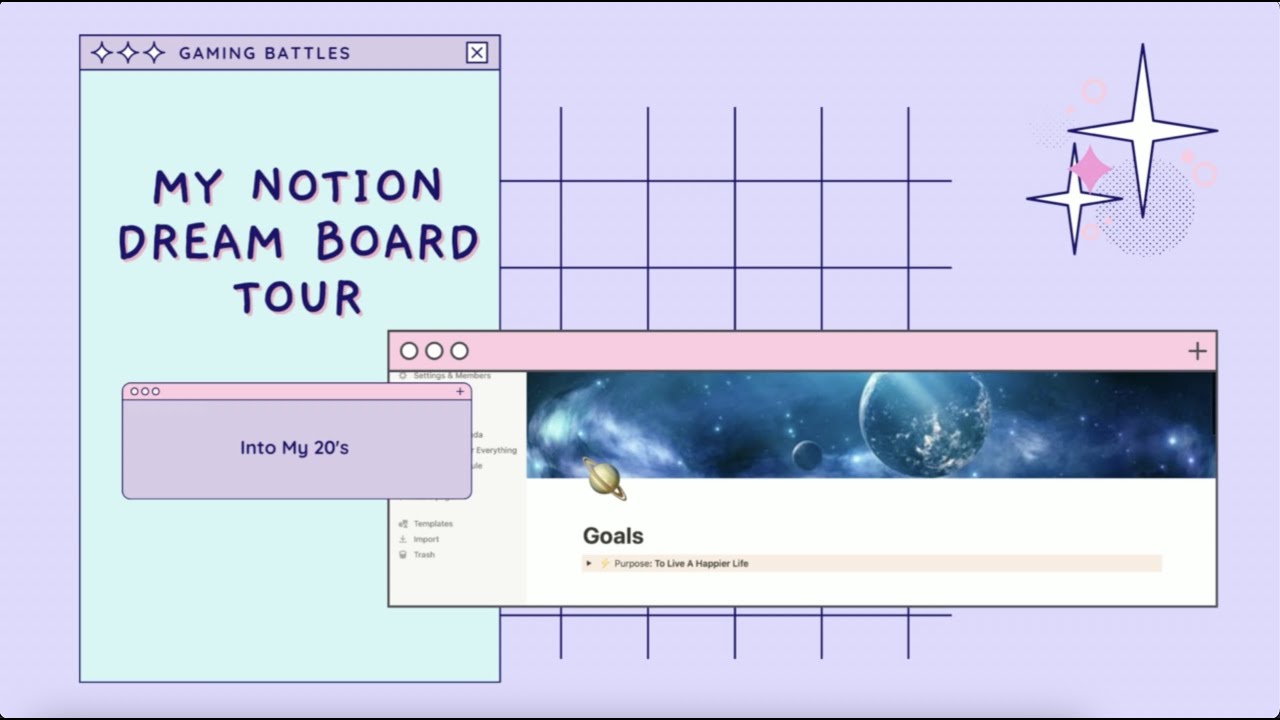 My Notion Dream Board Set Up - YouTube