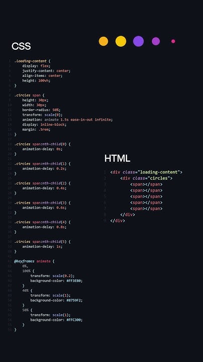 HTML&CSS Loading Animation #shorts - YouTube