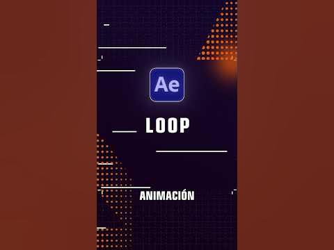 Cómo Crear un LOOP Infinito en After Effects! #aftereffects - YouTube