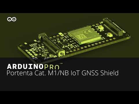 Introducing the Portenta Cat. M1/NB IoT GNSS Shield From Arduino Pro - YouTube