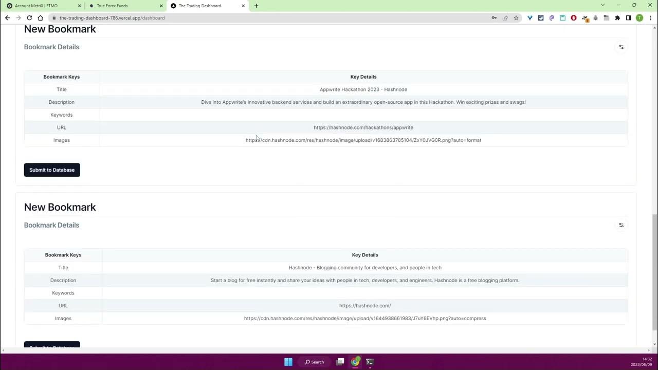 TheTradingDashboard Desktop View (Appwrite & Hashnode Hackathon 2023) - YouTube