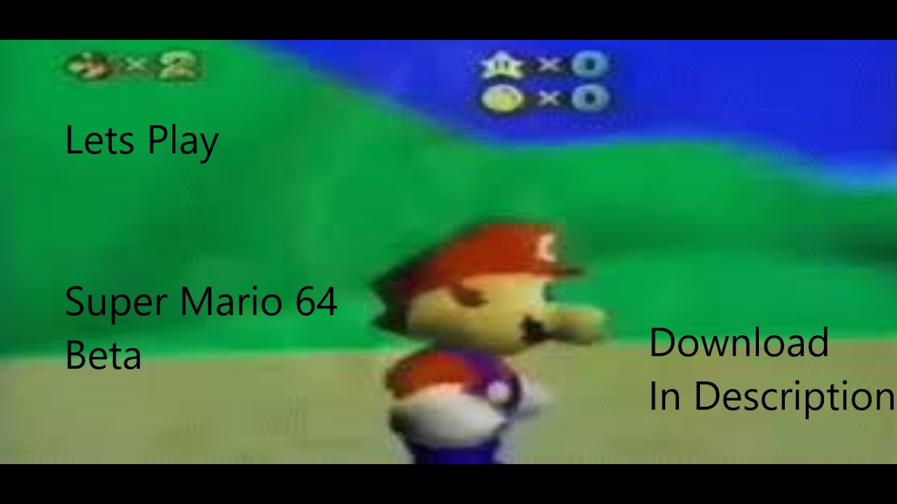 Playing Super Mario 64 Beta [Let's Play] - YouTube