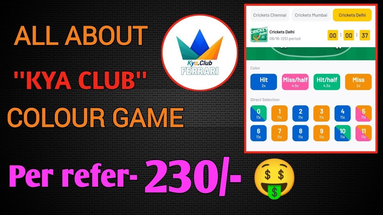 Kya Club Game Wining Trick || Kya Club Se Paise Kaise Kamaye | KyaClub ...